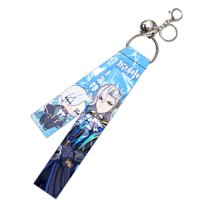 Neuvillette Genshin impact keychain Knave Furina Chiori Lynette Ribbon ...
