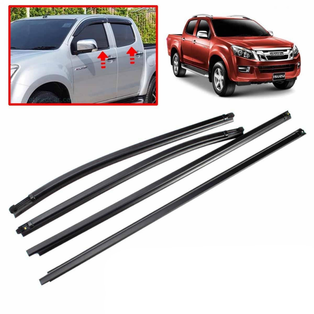 4pcs/Set For Isuzu Dmax 2012 2013 2014 2015 2016 2017 2018 Car Outside ...