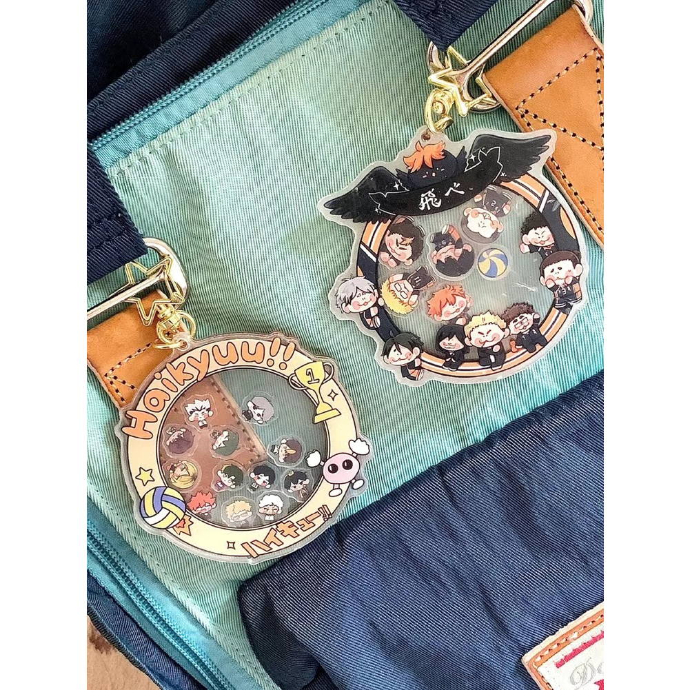 Volleyball Boy Shaking Happy Haikyuu Pendant Hyuga Shoyo Kageyama Tomio ...
