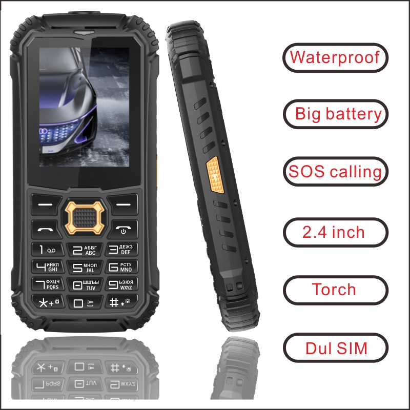 EAOR 2G GSM Feature SOS IP68 Rugged Waterproof Dustproof Keypad Phone ...