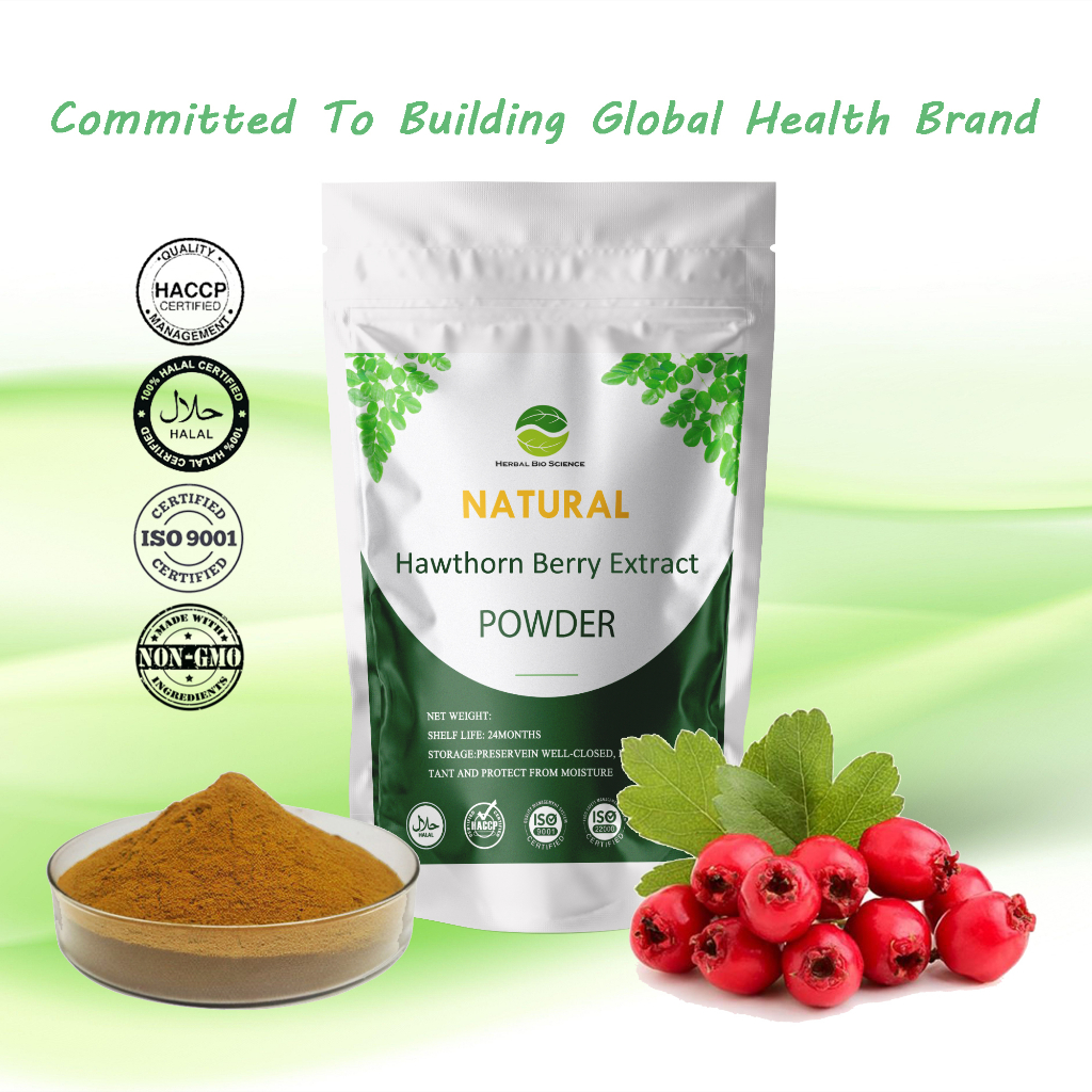 【Natural】 Hawthorn Berry Extract Powder/Improve blood pressure and ...