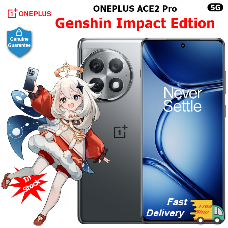 Original New Brand OnePlus Ace2 Pro Genshin Impact Edition 5G Cell Phone Snapdragon8+ Gen 2 6 ...