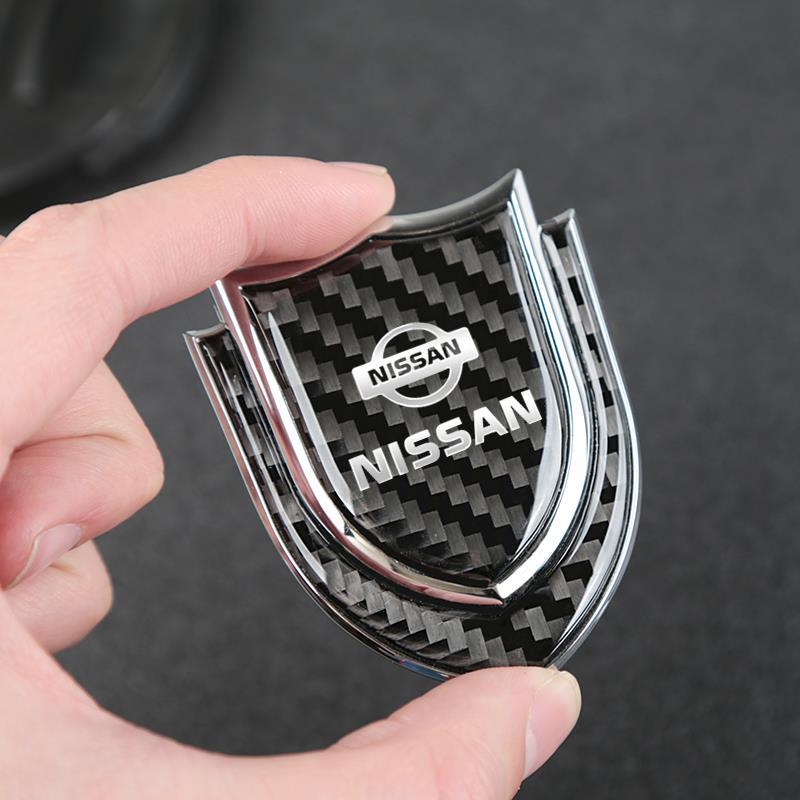 1 Piece Nissan Carbon Fiber Metal Car Sticker For Nissan Juke Patrol ...