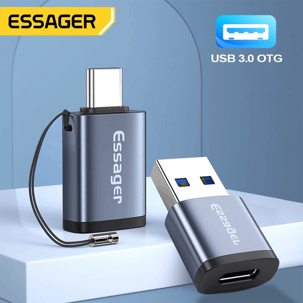 Essager Adapter USB 3.0 Port Type C Socket USB C to USB Socket For Mbk ...