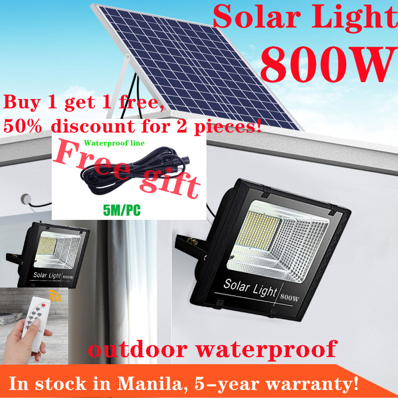 [Ready Stock]solar light 800w solar light outdoor waterproof IP67 with ...