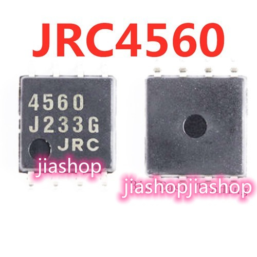 10pcs 20PCS Original JRC4560 SOP-8 NJM4560M 4560 4560M NJM4560 SOP8 SMD Dual Op Amp Amplifier IC ...