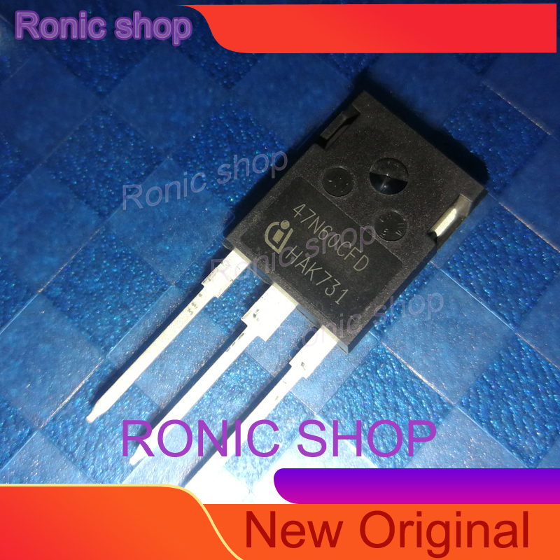 2PCS 47N60CFD brand new and original TO-247 TO247 MOSFET Transistor all of the IC are new and ...