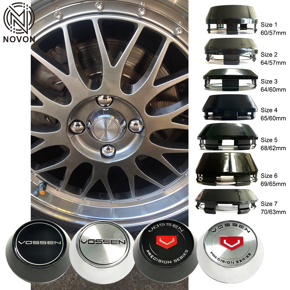 1PC VOSSEN center cap wheel hub caps 60mm 64mm 65mm 68mm 69mm vossen ...