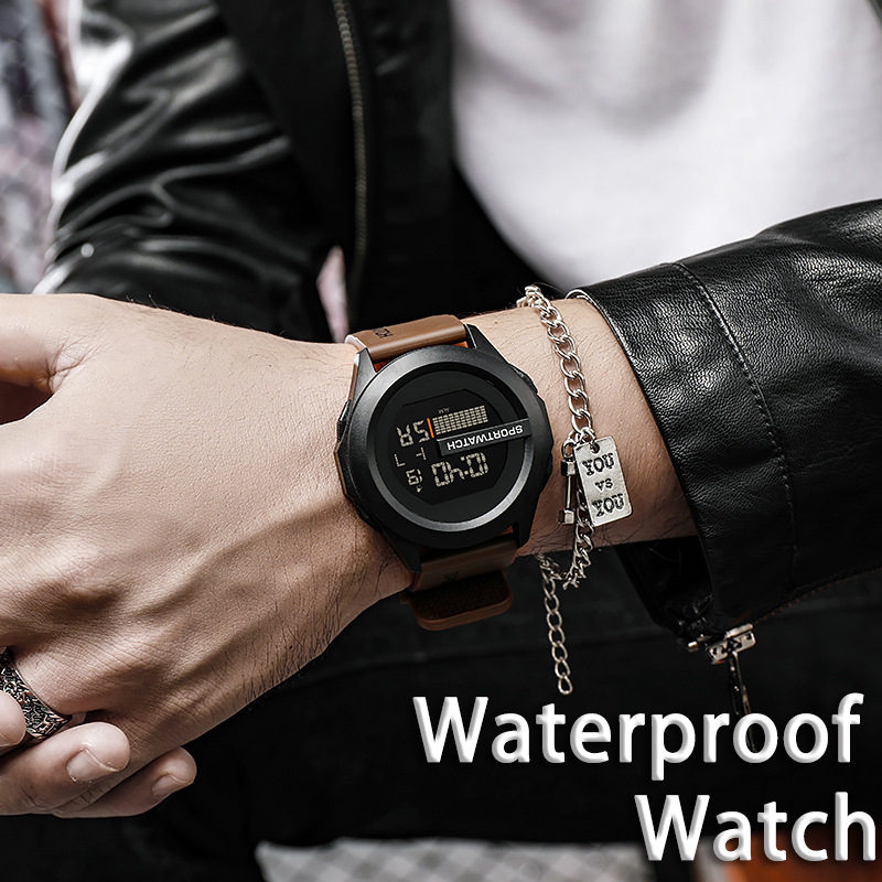 Waterproof Watch Digital Sports Watch For Men For Women Digital Light ...