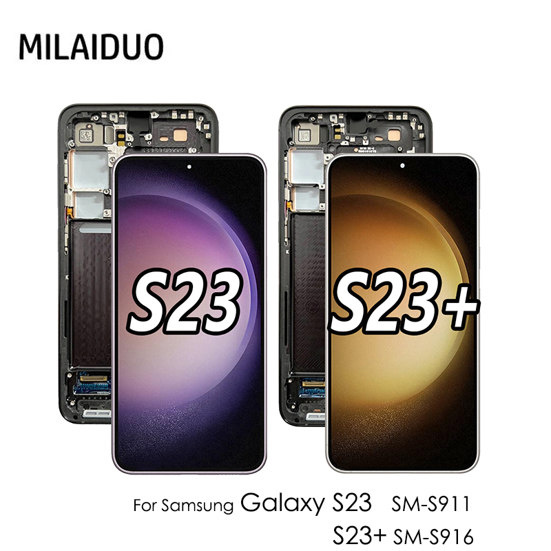 AMOLED Display For Samsung Galaxy S23 Lcd S911B S911U S911W S911N LCD ...