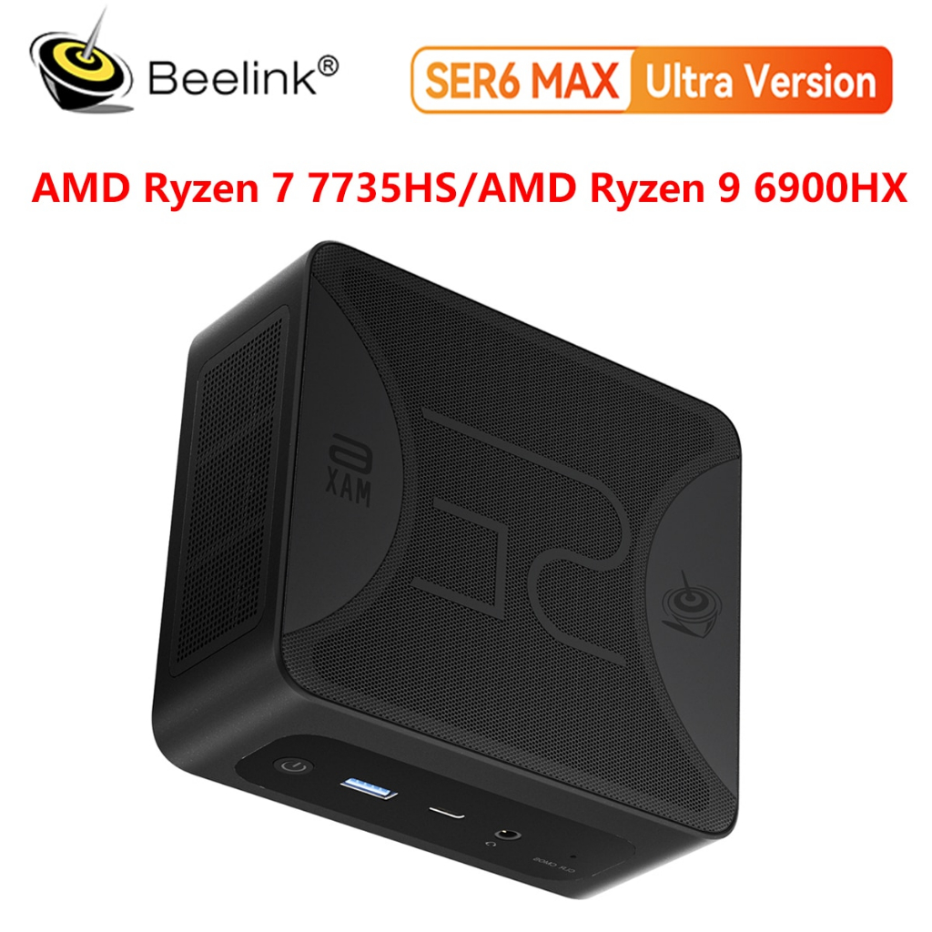Beelink SER6 Max AMD Ryzen 7 7735HS/6900HX Mini PC Windows 11Pro DDR5 ...