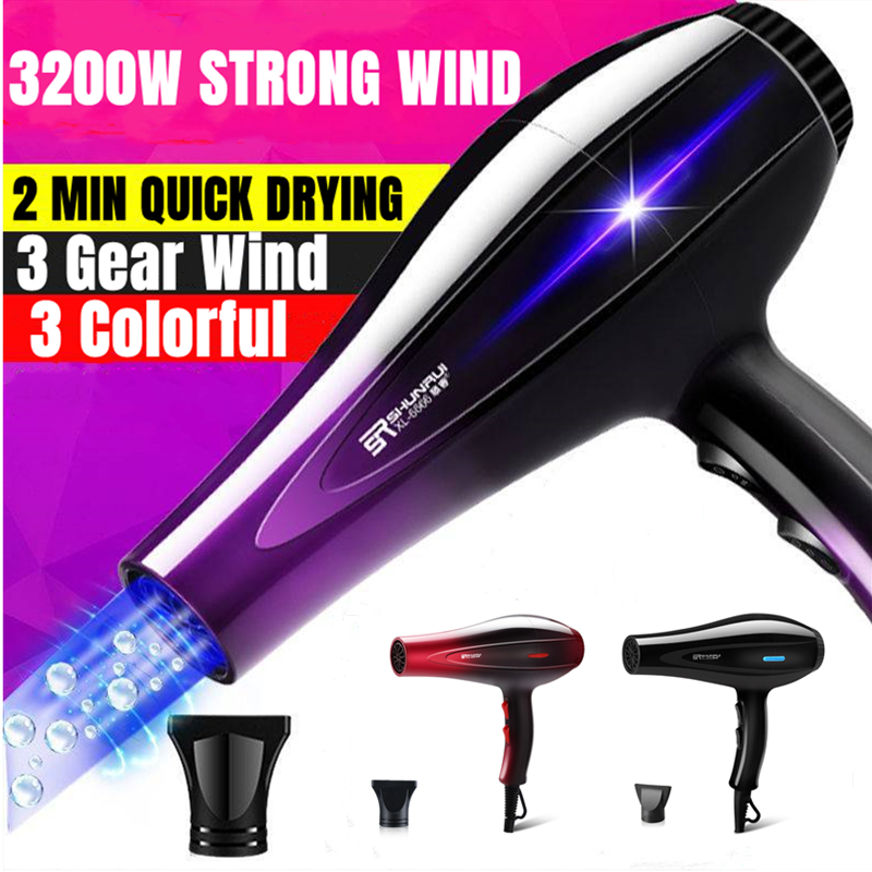 Professional Salon Blower Hair Dryer Hair Blower Quick Dry High Power ...