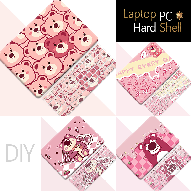 Strawberry Bear Laptop Case Hard Shell Sleeve For HUAWEI MateBook D15 ...