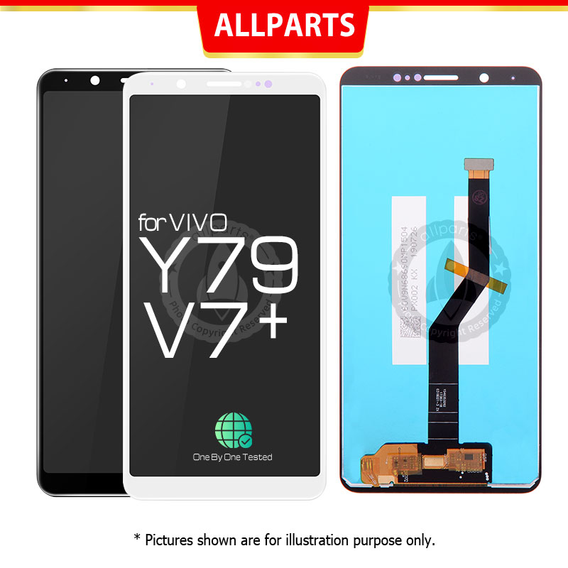Allparts Display For Vivo V7 Plus / Y79 Lcd Touch Screen Digitizer Replacement 1716 1850 Y79A ...