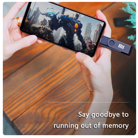 Xiaomi Flash Drive USB 3.0 Pendrive 1TB 2TB OTG Type-C U Disk High ...