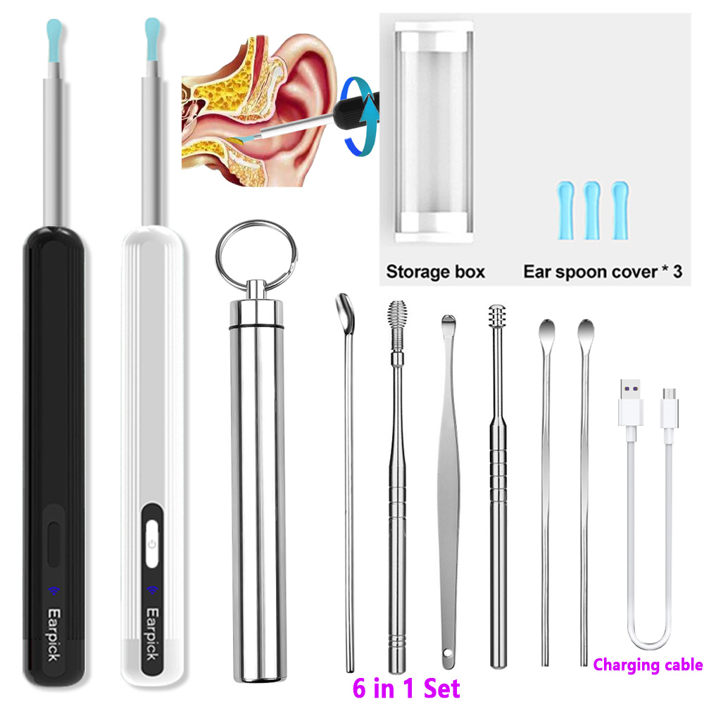 Wireless Smart Visual Ear Cleaner Otoscope NP20 Ear Wax Removal Tool ...
