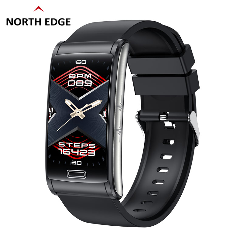 NORTH EDGE E600 ECG+HRV Health Smart Watch Blood glucose Blood Pressure Blood Oxygen Body ...