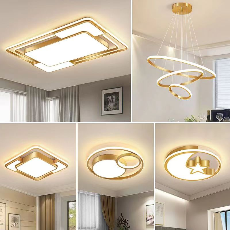 LED Ceiling Light Dimmable With Remote Square Ceiling Lamp Living ...
