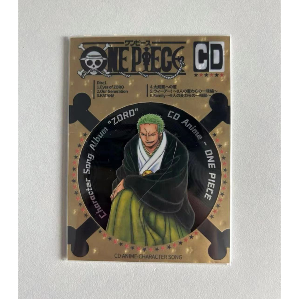 One Piece Card Anime Card Zoro Number Card | Shopee Philippines