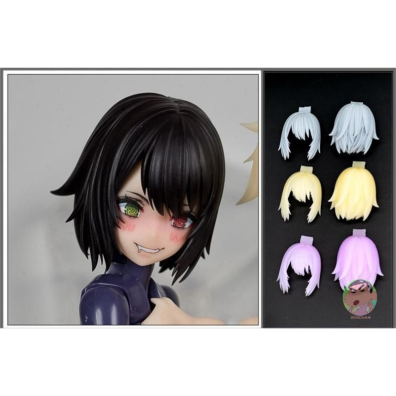SH STUDIO J2 1/12 MEGAMI DEVICE Hair hairstyle three types Resin Garage ...