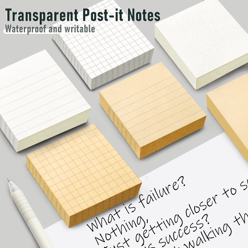 6PCS Set Grid Line Blank INS Styles Sticky Note Post It Note Organizer ...
