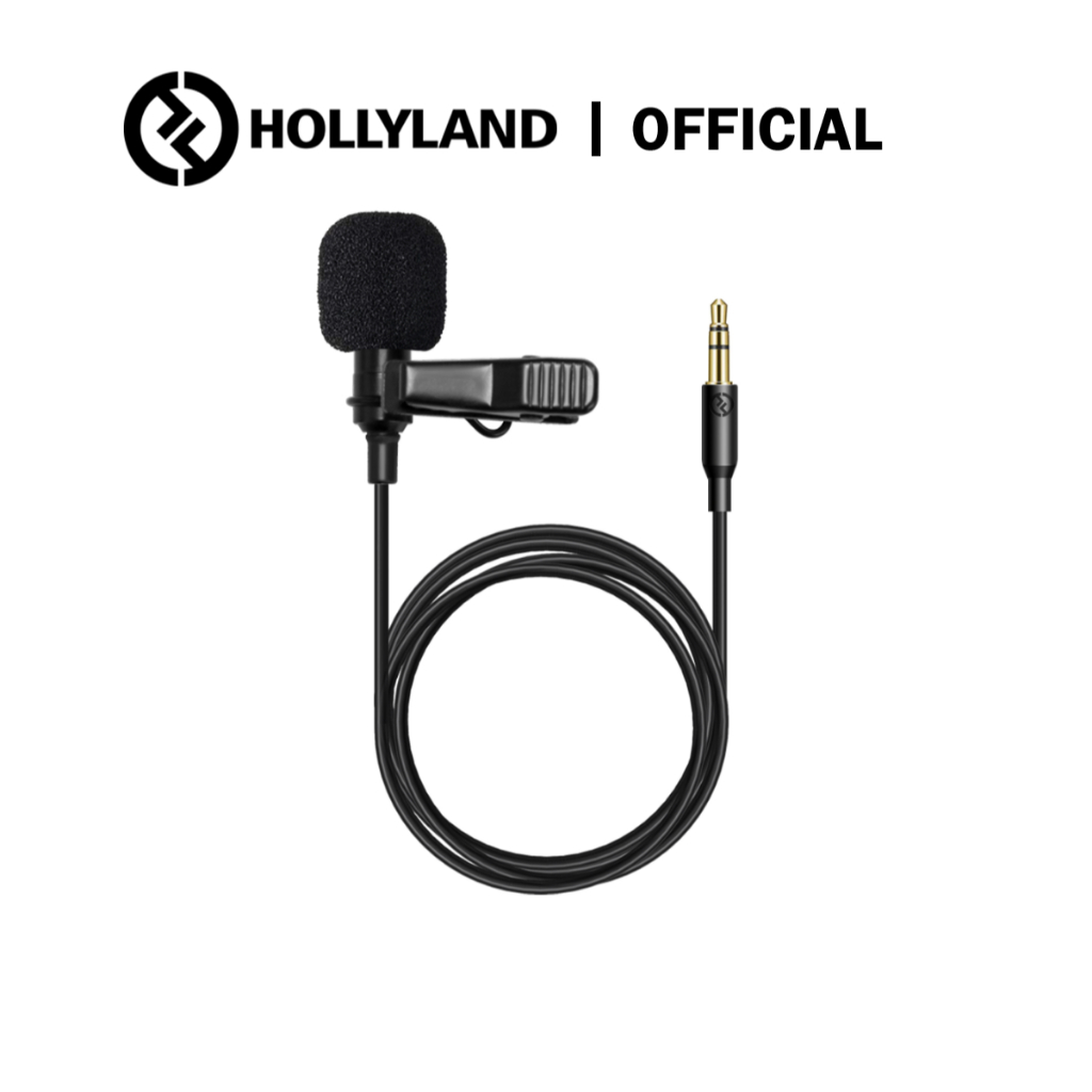 Hollyland 3.5mm Jack Lavalier Microphone(1/2 Pack) Omnidirectional Mic ...