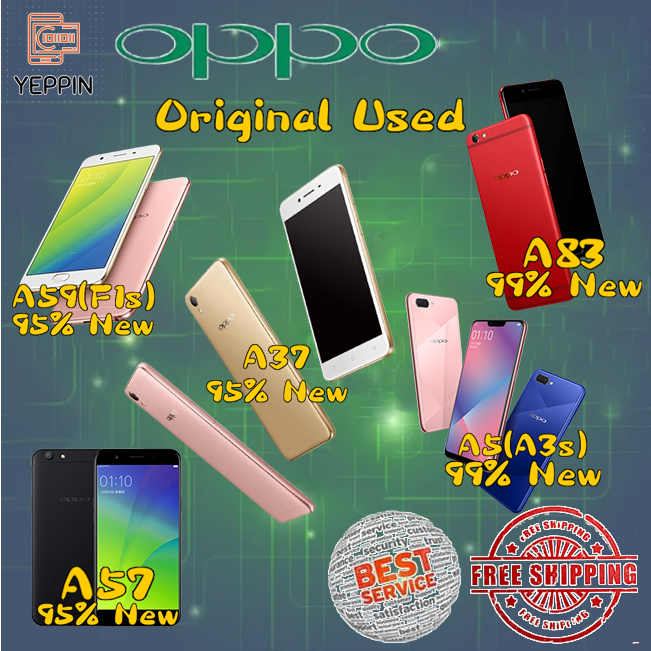 【Yeppin.ph】Original Used Smartphone 0PP0 A37/A57/A59/A3s/A83 95%+New Second Hand Cellphone Free ...