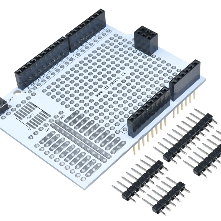 DIYMORE For Arduino R3 Prototype Pcb Protos Hield Diy Mega 1280 2560 ...