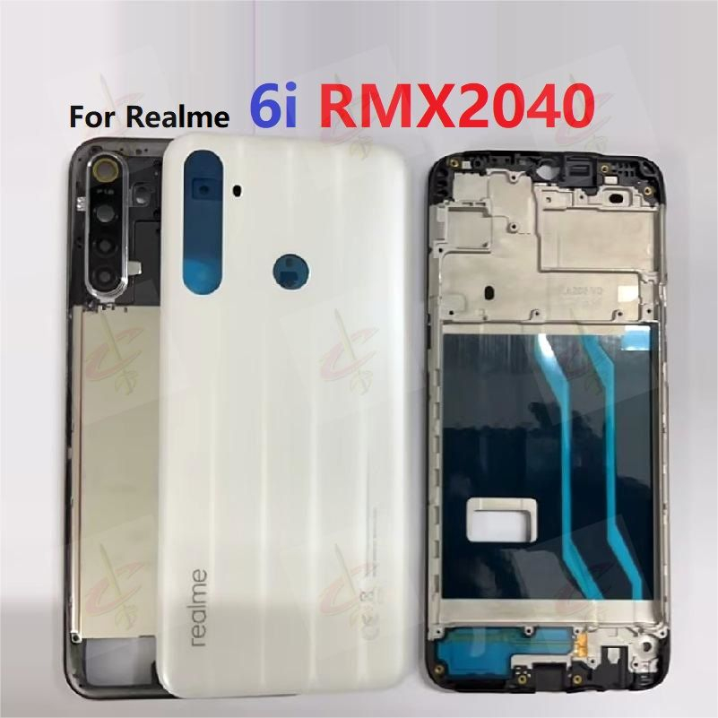 Back Cover housing For Realme 6i RMX2040 LCD front frame | Shopee ...