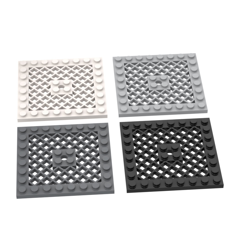 MOC Bricks 4151 Plate Modified 8X8 with Grille DIY Enlighten MOC ...