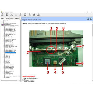 ECU MODULES Repair Helper E-Book ECU Repair Software ECUs Pinout Immo ...