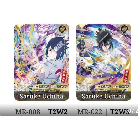 Naruto Anime Card MR sasuke Combination Card KAYOU | Shopee Philippines