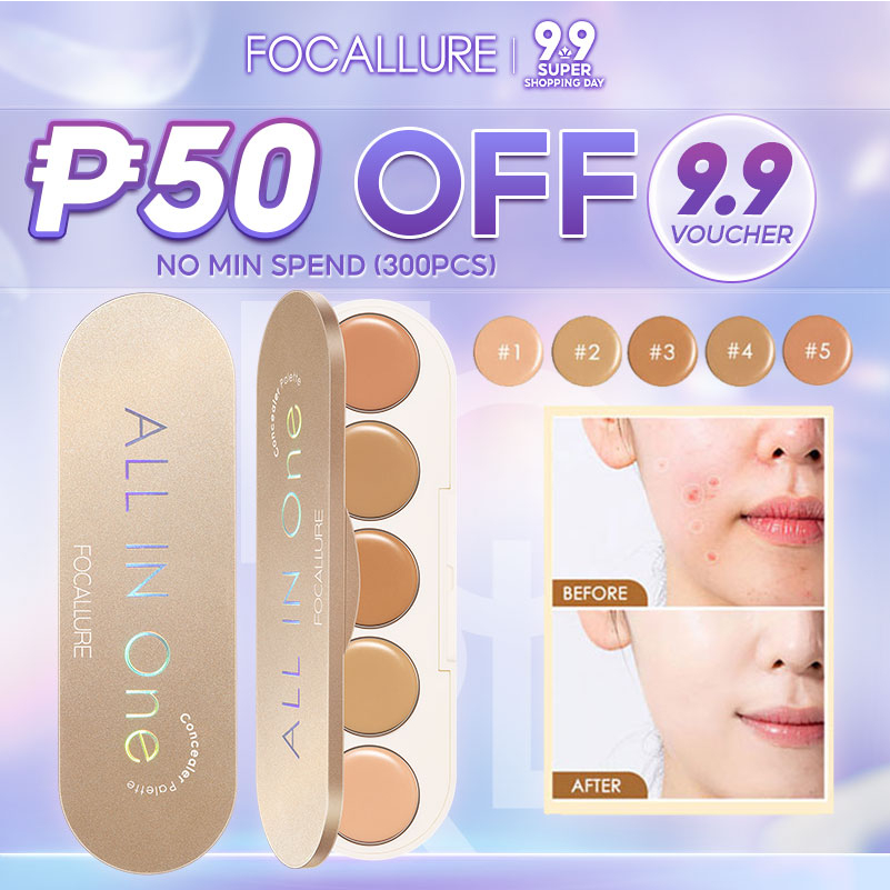 FOCALLURE Waterproof Concealer Palette | Shopee Philippines
