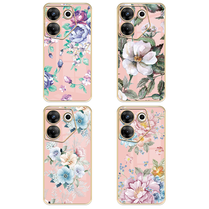 Tecno Camon 20 Pro 5g Luxury Shockproof Soft Case Camera Lens Plating