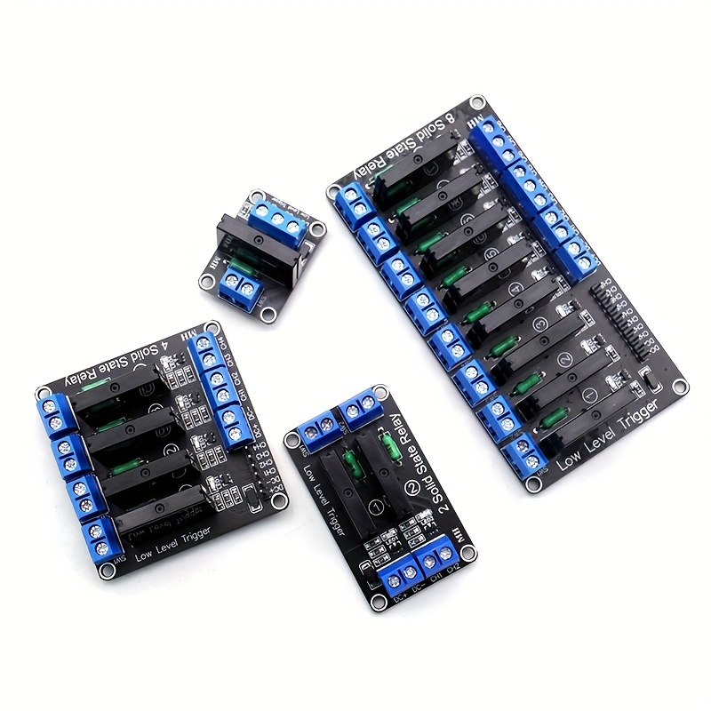 1pc Relay Module Solid State High Level 5V 12V 24V DC 1 2 4 8 Channel ... 1pc Relay Module Solid State High Level 5V 12V 24V DC 1 2 4 8 Channel ...