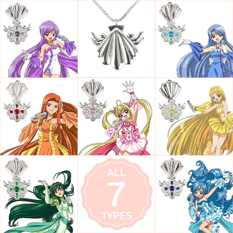 Anime Mermaid Melody Pichi Pitch Necklace Nanami Ruchia Lucia Hanon ...