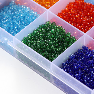 St.kunkka 1000pcs 2mm 20 Colors Czech Glass Seed Beads Rice Beads Sand ...