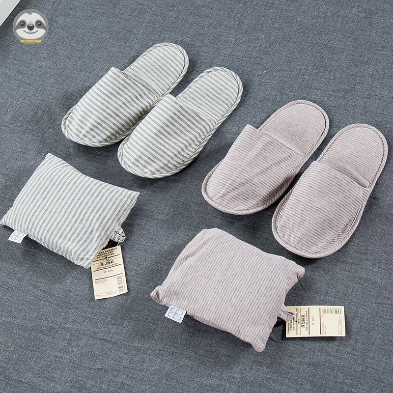 Japanese Muji Style/Travel Folding Slippers/Thin Lightweight Portable ...