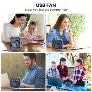 TOPK K50 USB Desk Fan Adjustable Mini Small Electric Fan Handy Desk ...