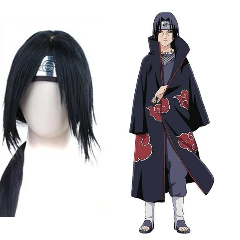 NARUTO Cosplay Wig NARUTO Uchiha Itachi Cosplay Wig Party Wig | Shopee ...