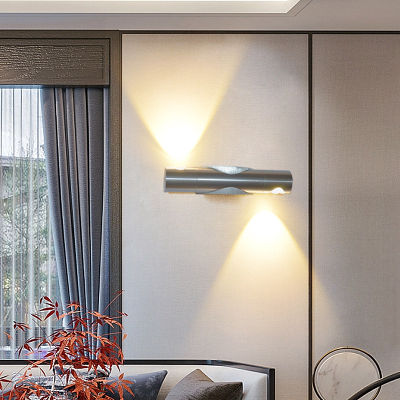 LED modern minimalist wall lamp living room bedroom background ...
