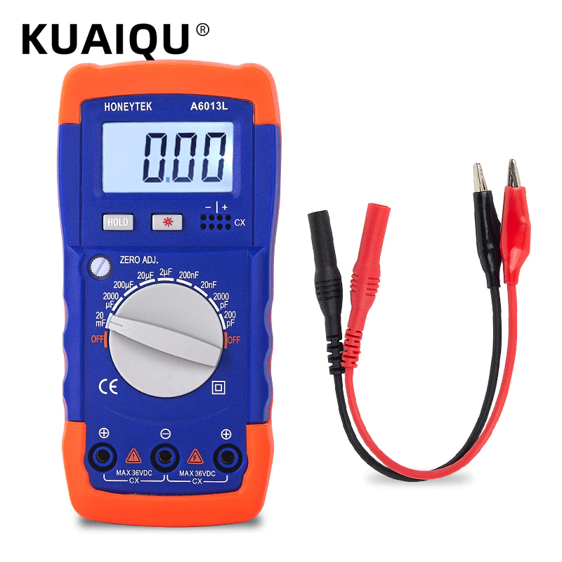Capacitor Tester Digital Multimeter Tester Professional Capacitor ...