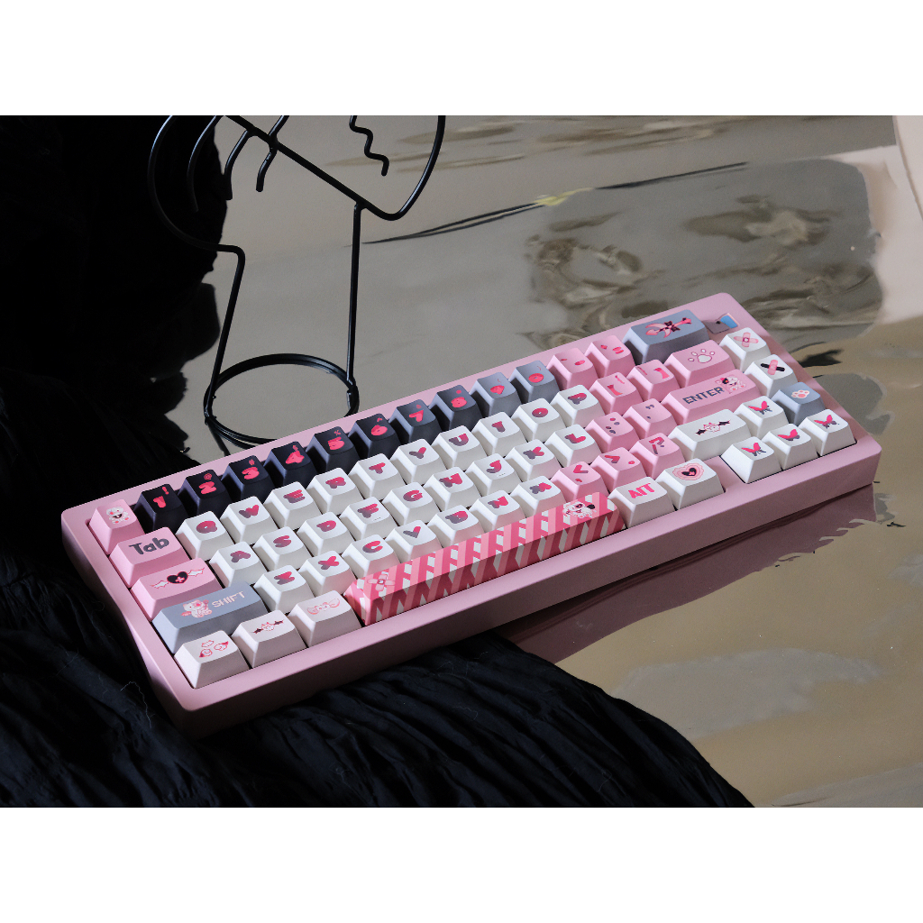 Demon Bear Keycaps, 142 Keys PBT Keycaps Cherry Profile DYE-SUB ...