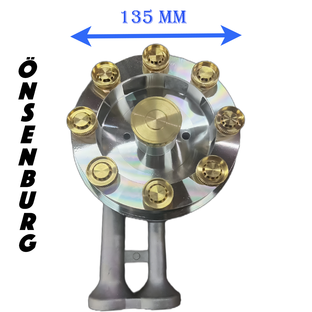 Integrated 9-eye burner (high temperature aluminum base &100% pure ...