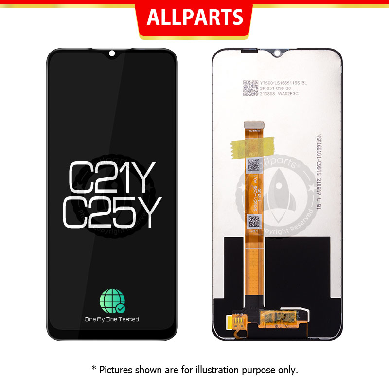 Allparts 6.5 Inch Display For Realme C21y C25y Lcd Touch Screen Digitizer Replacement | Shopee ...