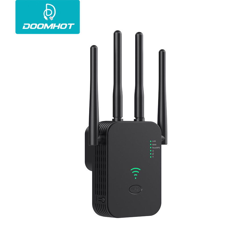 DoomHot WiFi Repeater 2.4Ghz Wireless Range Extender WiFi Signal ...