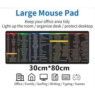 Office keyboard shortcut mouse pads with English language extended ...