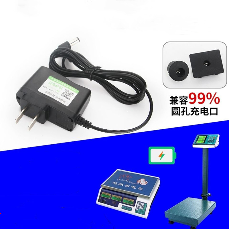 Electronic Scale Charger with Round Port 6V 500mA, Smart LED Charging ...