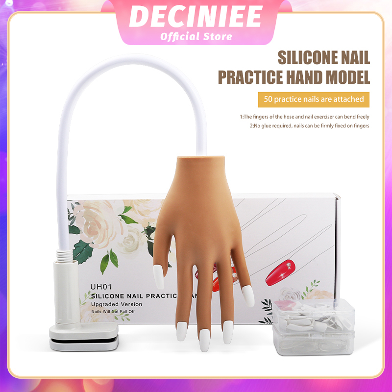 Practice Hand for Manicure Nail Hand Training Model Flexible Movable ...