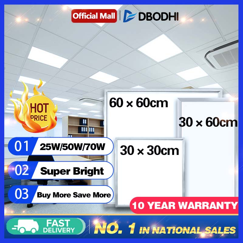 DBODHI LED Panel Light Integrated Ceiling LED Light Kitchen Bathroom ...